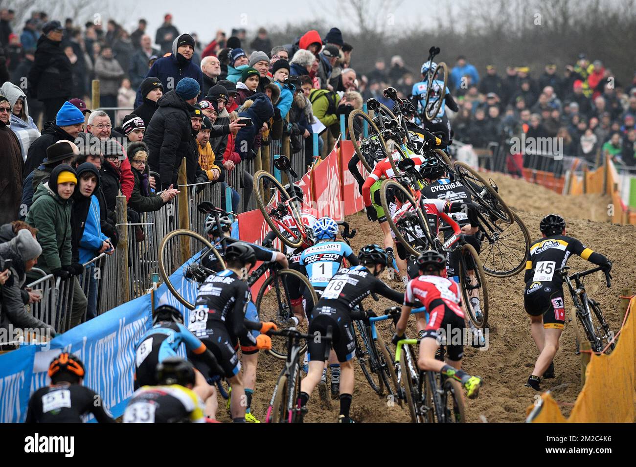 Illustration picture taken during the men newcomers second year race at ...