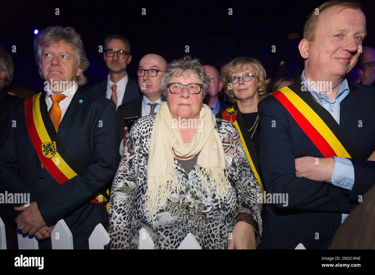 Mieke Van Hecke pictured during the New Year's reception of CD&V ...