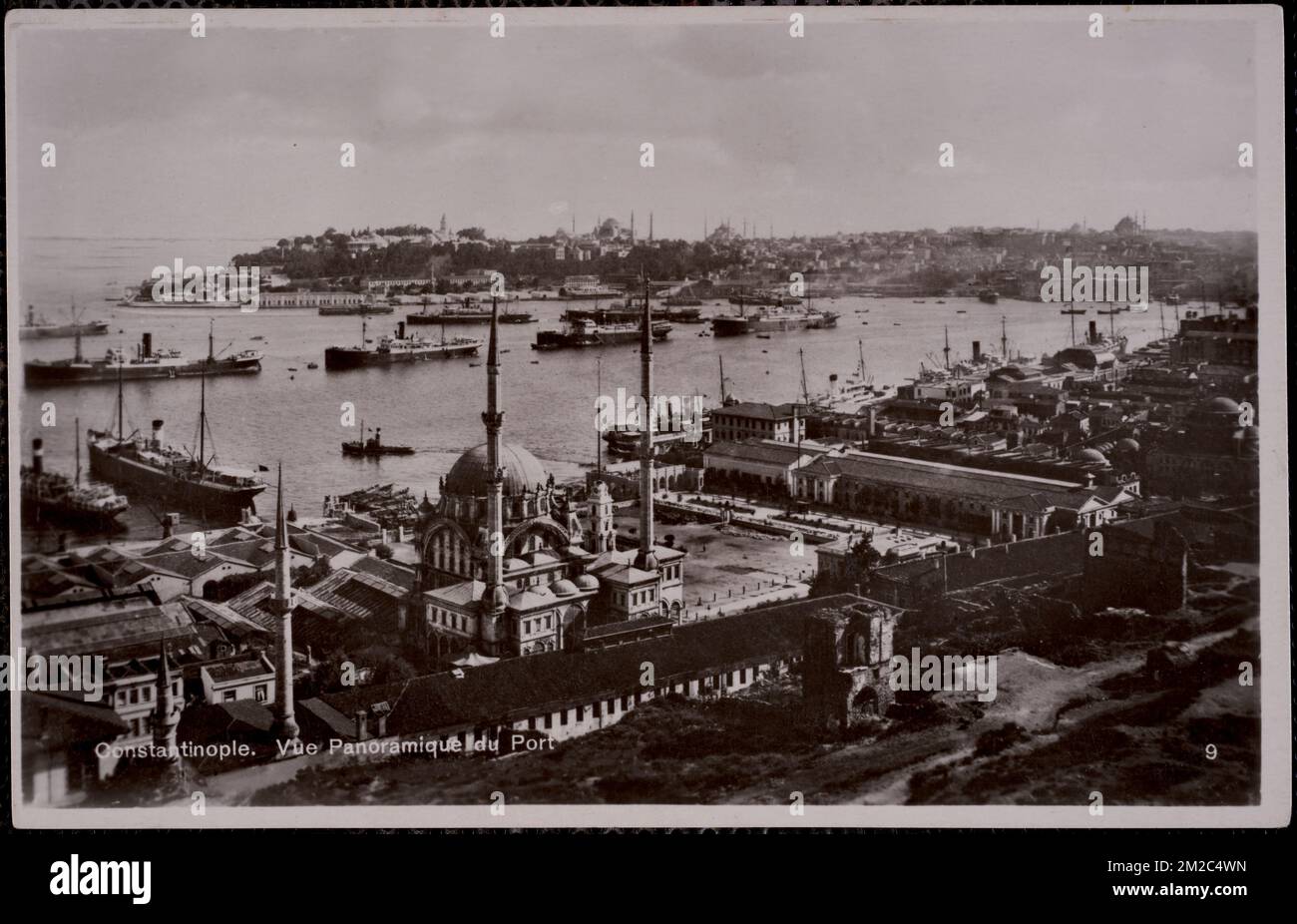 Constantinople. Vue panoramique du port , Harbors, Ships, Cities ...