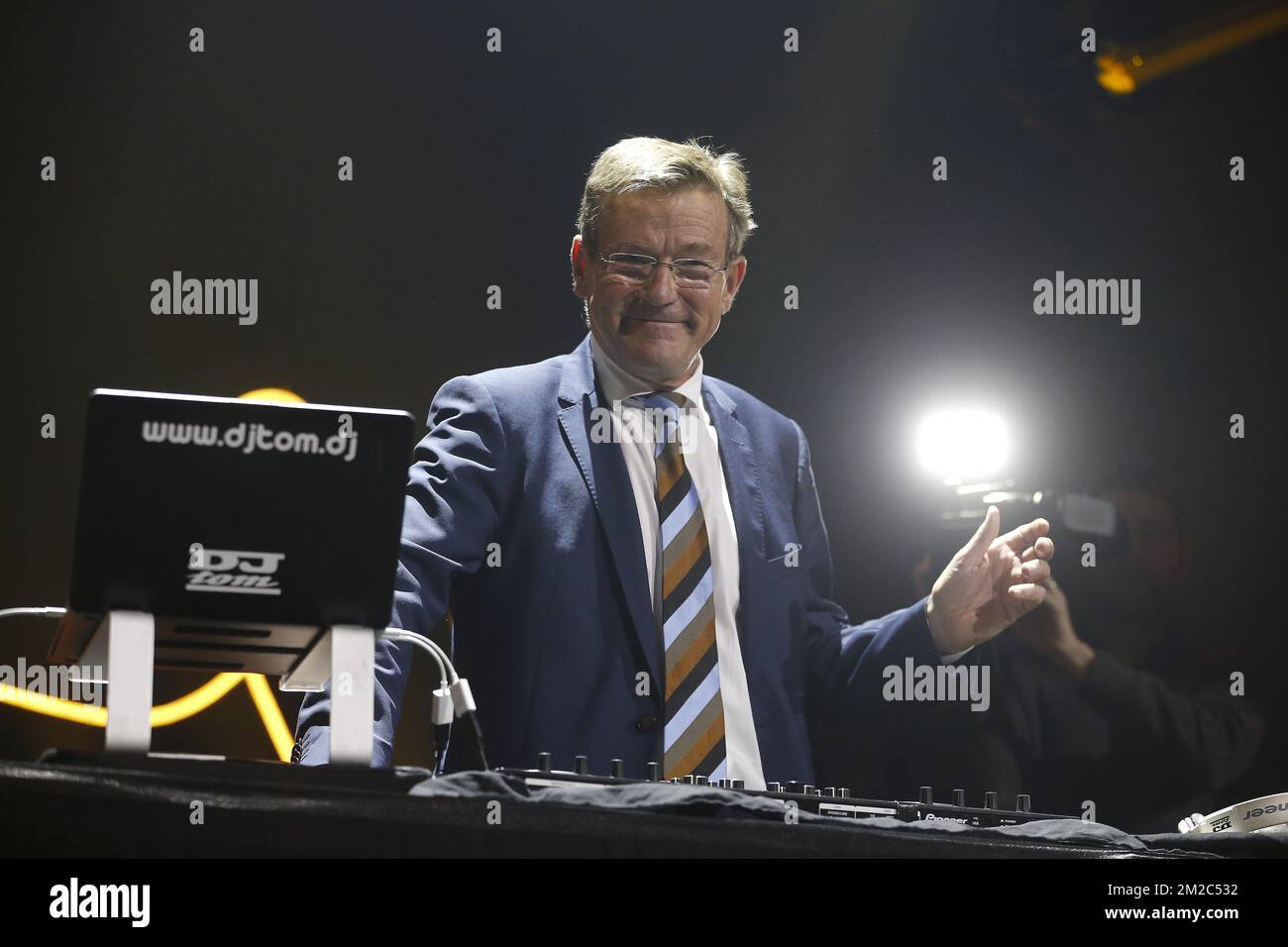 Finance Minister Johan Van Overtveldt pictured during the New Year's ...