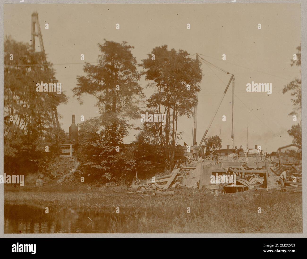 Waterways projects crane hi-res stock photography and images - Alamy