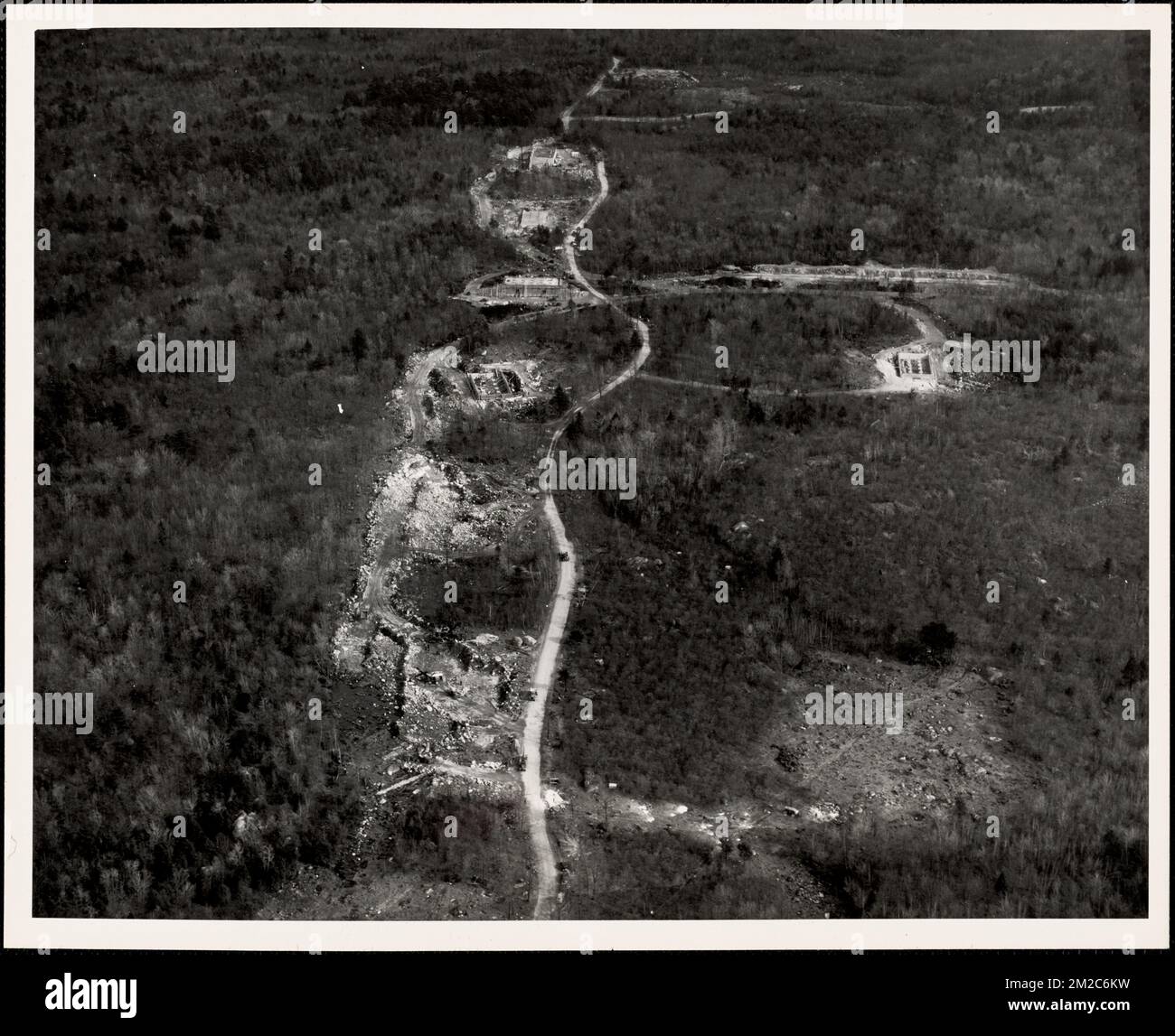 Construction Progress USNAD, Hingham MA-Shell magazines looking East on ...