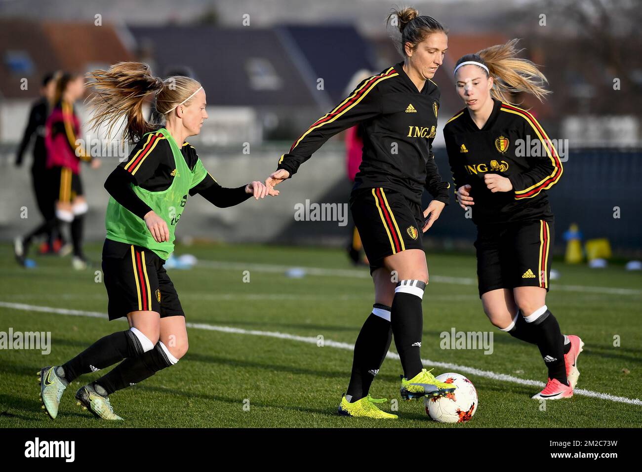 Belgium's Maud Coutereels pictured during a training session of Belgian ...