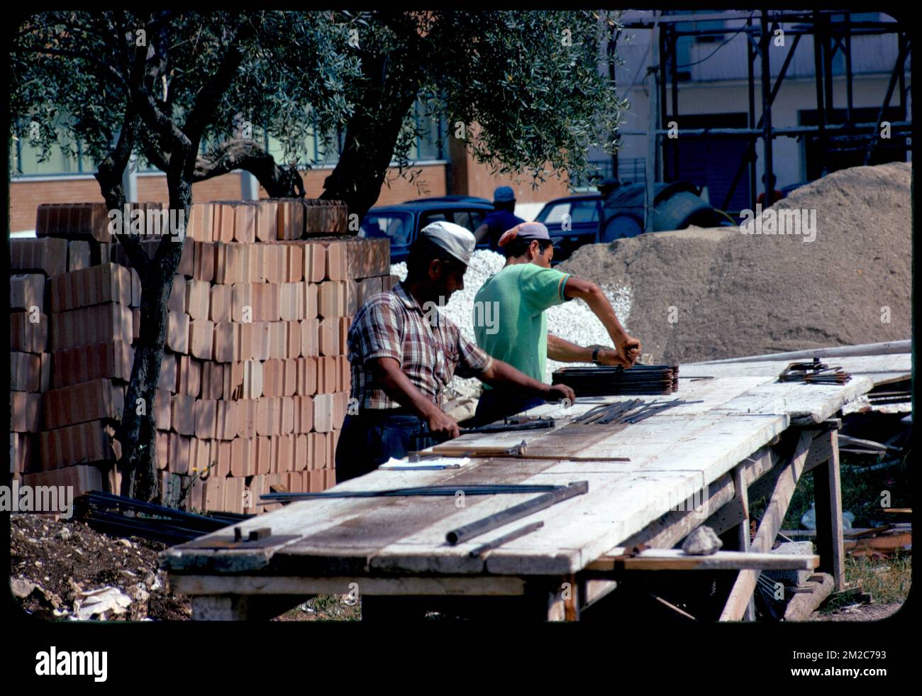 Construction workers, Rome , Construction workers. Edmund L. Mitchell ...