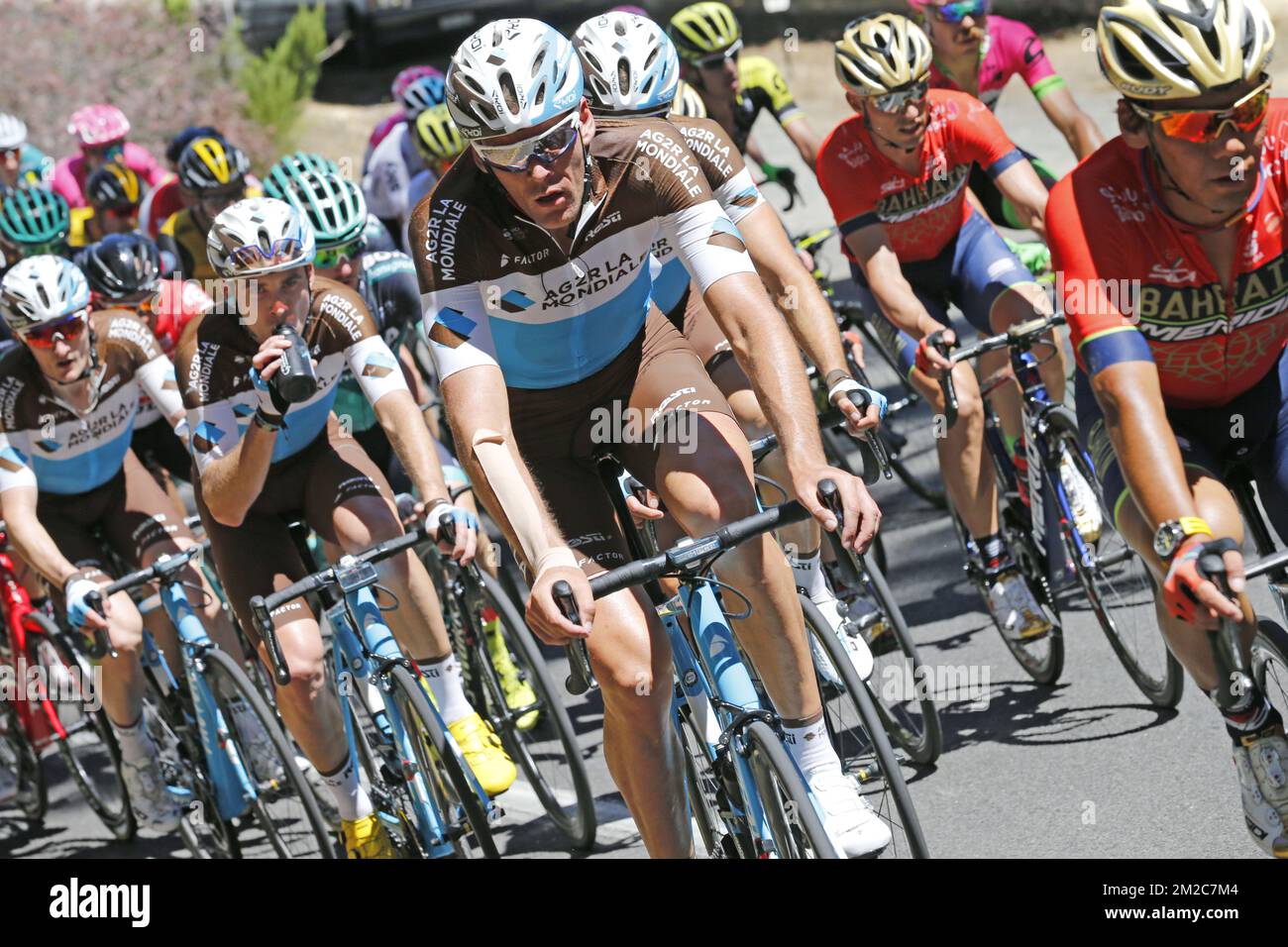 Belgian Stijn Vandenbergh of AG2R La Mondiale pictured in action during ...