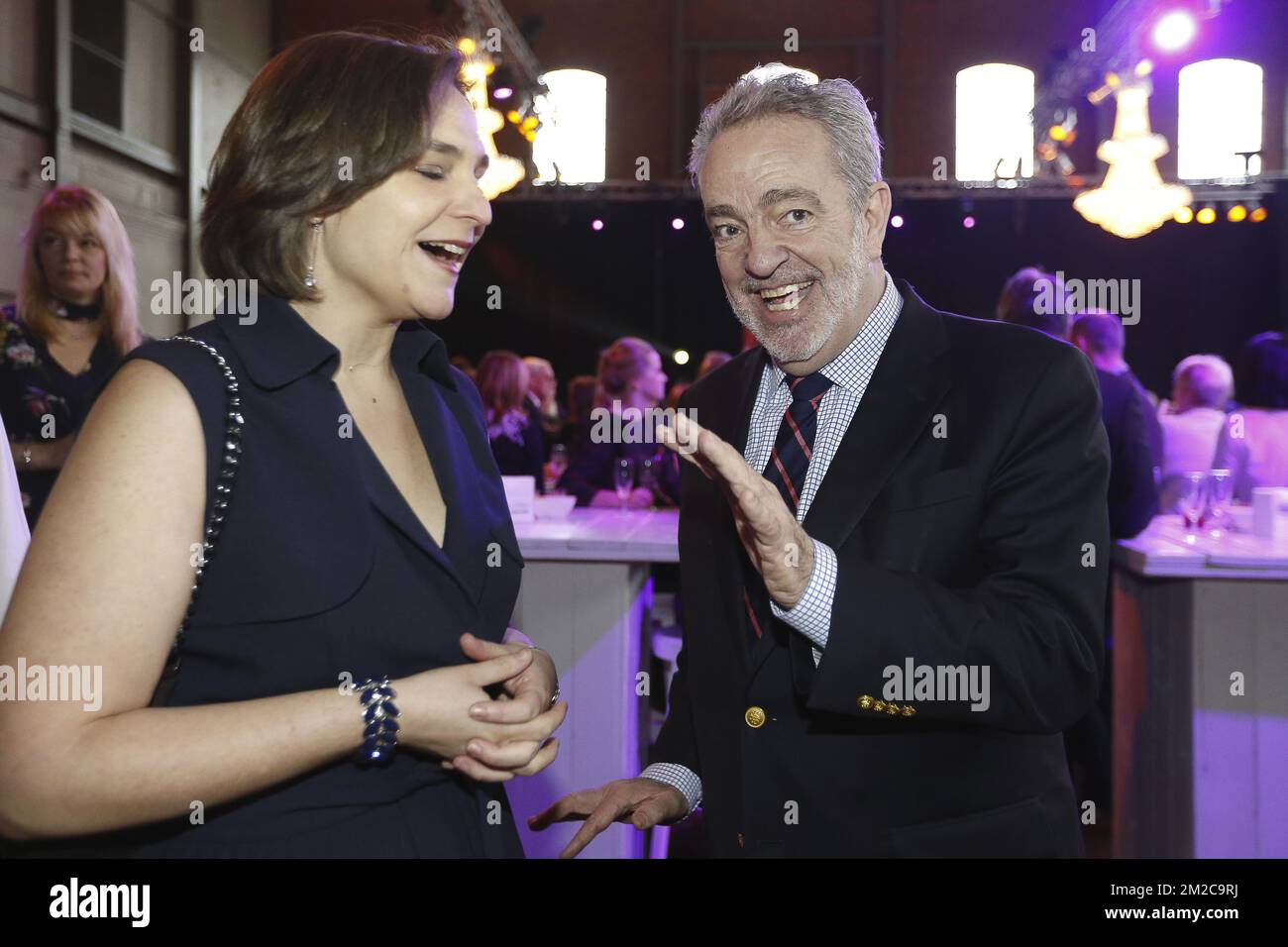 Vlaams Belang's Barbara Pas and Gerolf Annemans pictured during the new ...