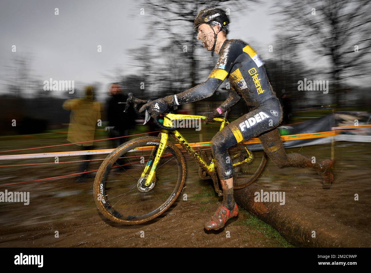 Belgian Nicolas Cleppe pictured in action during the Kasteelcross ...
