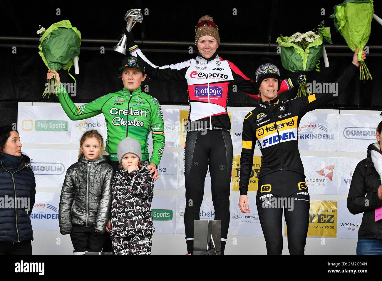 Belgian Loes Sels, Dutch Thalita De Jong and Belgian Ellen Van Loy ...