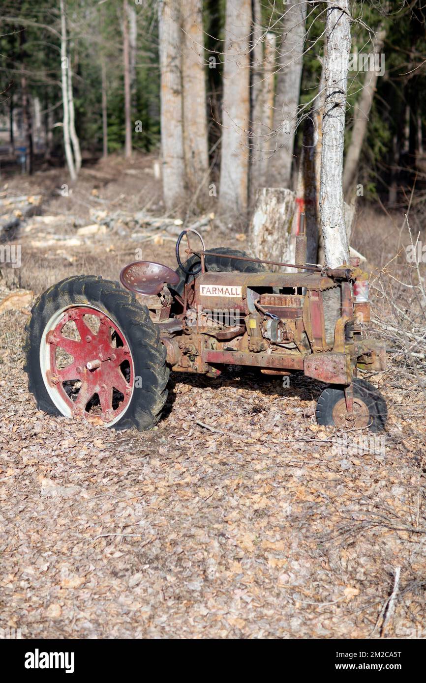 1939 international farmall model f 14 tractor hi-res stock photography ...