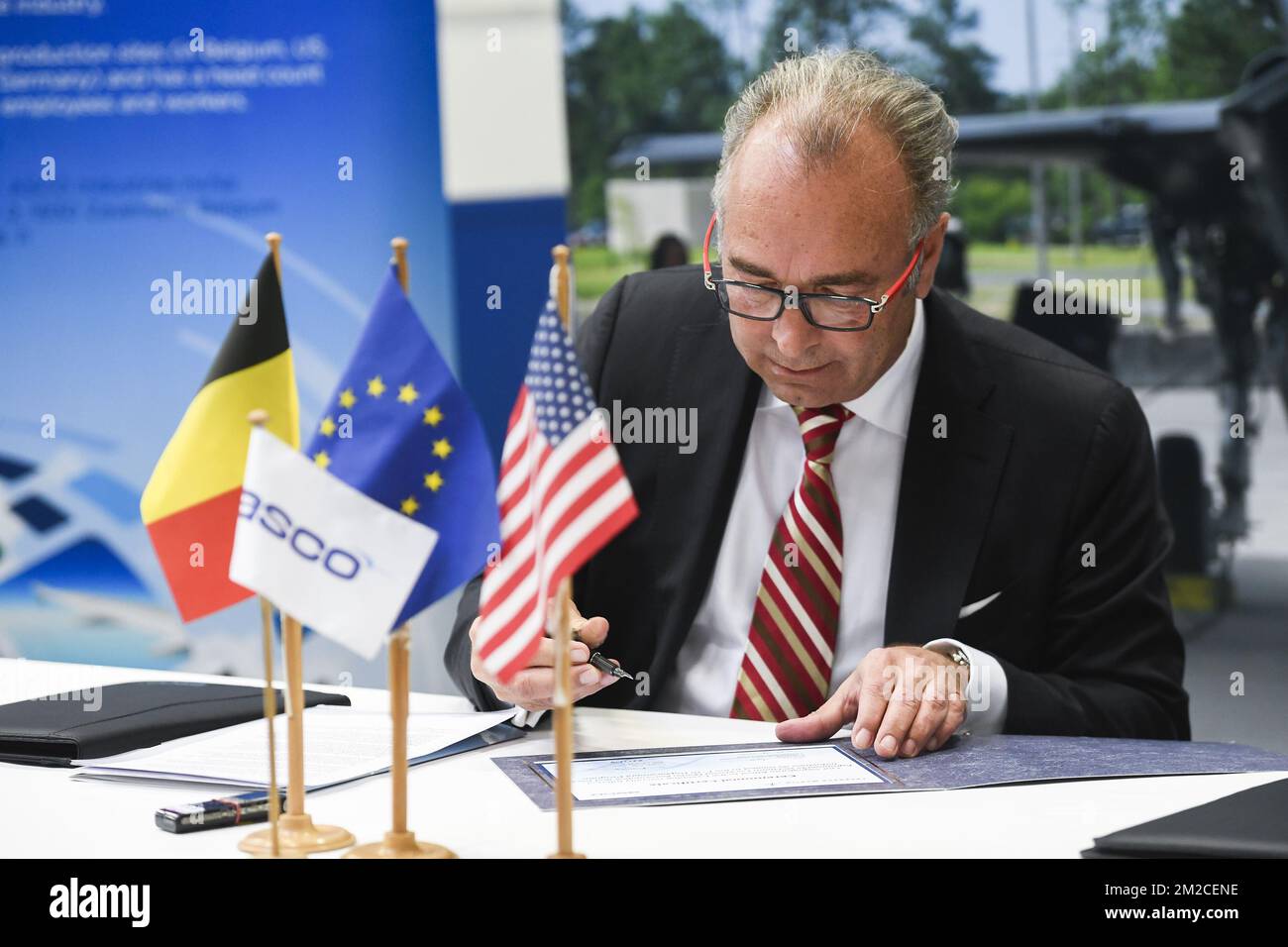 ASCO Director-General Christian Boas pictured during a meeting to ...