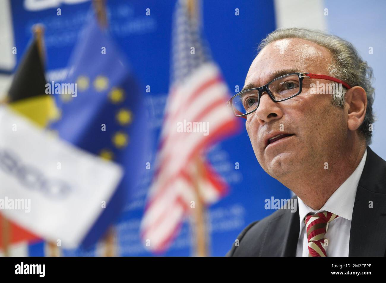 ASCO Director-General Christian Boas pictured during a meeting to ...