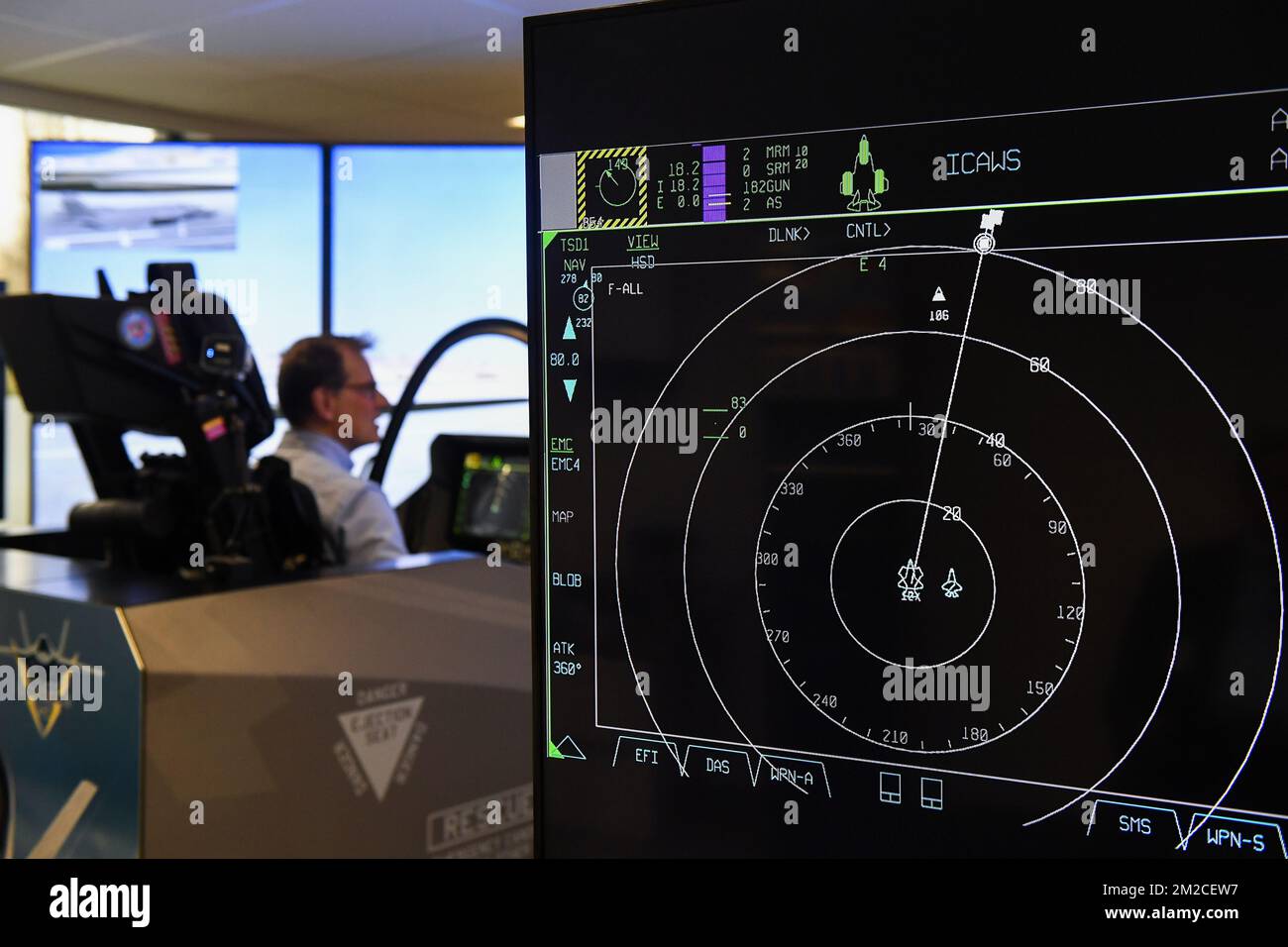 Illustration picture shows a demonstration of a F-35 fighter jet flight ...