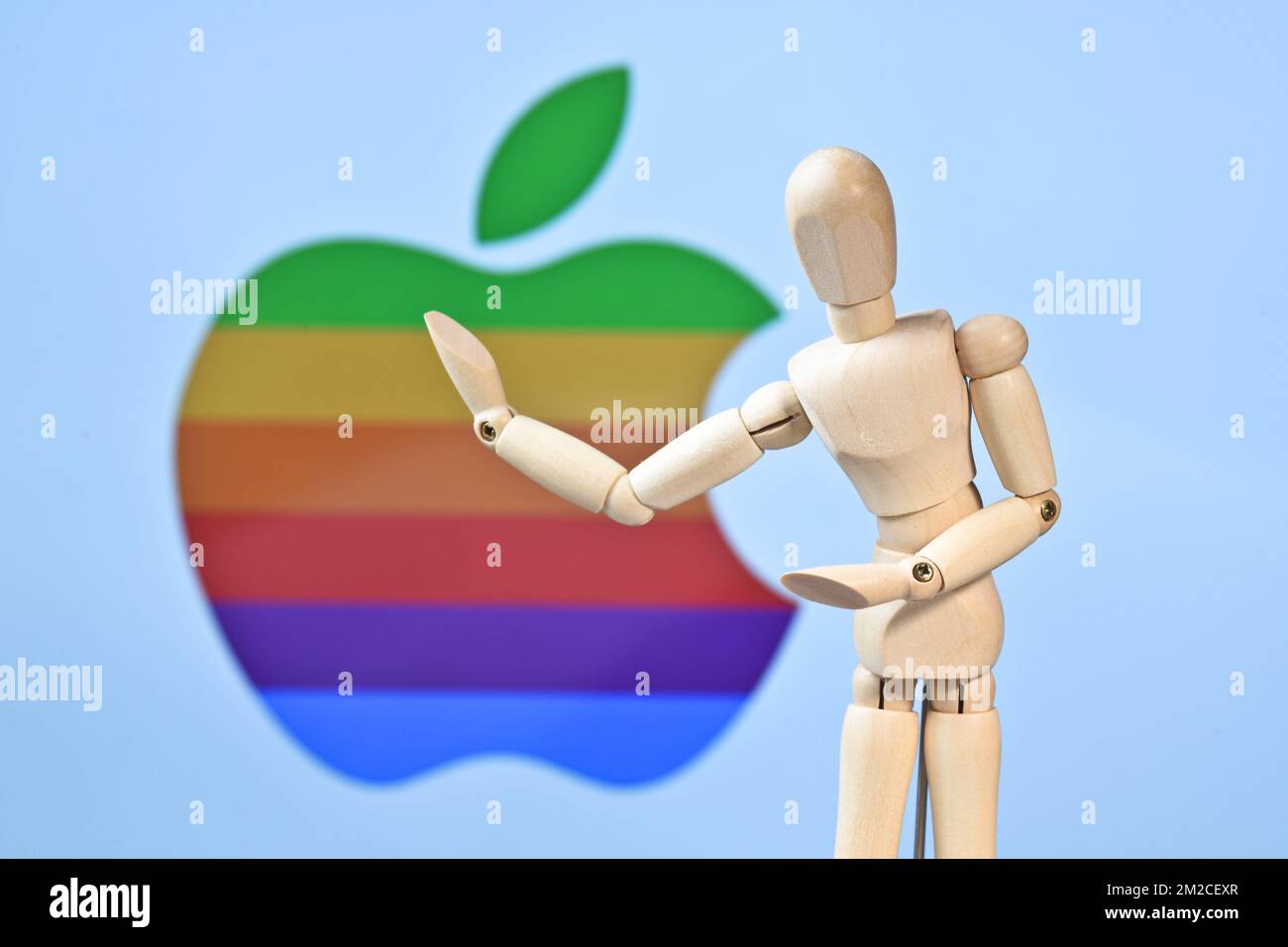 Apple Signs | Logo Apple 25/01/2018 Stock Photo - Alamy