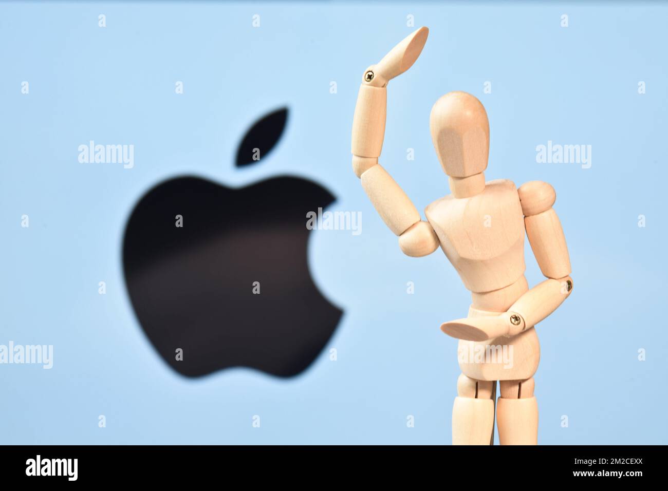 Apple Signs | Logo Apple 25/01/2018 Stock Photo - Alamy