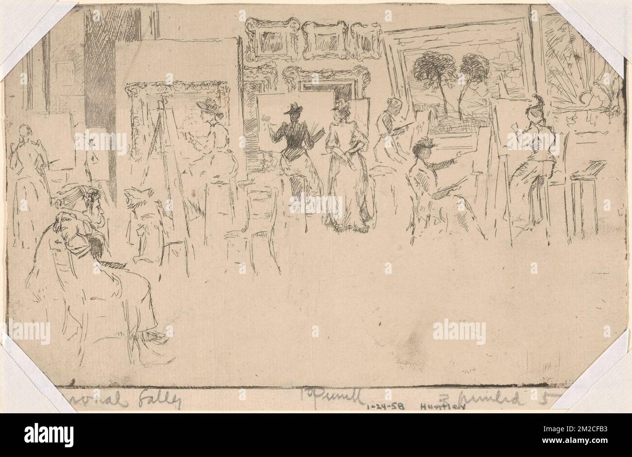Copying Turner's paintings : National Gallery , Painters Artists ...