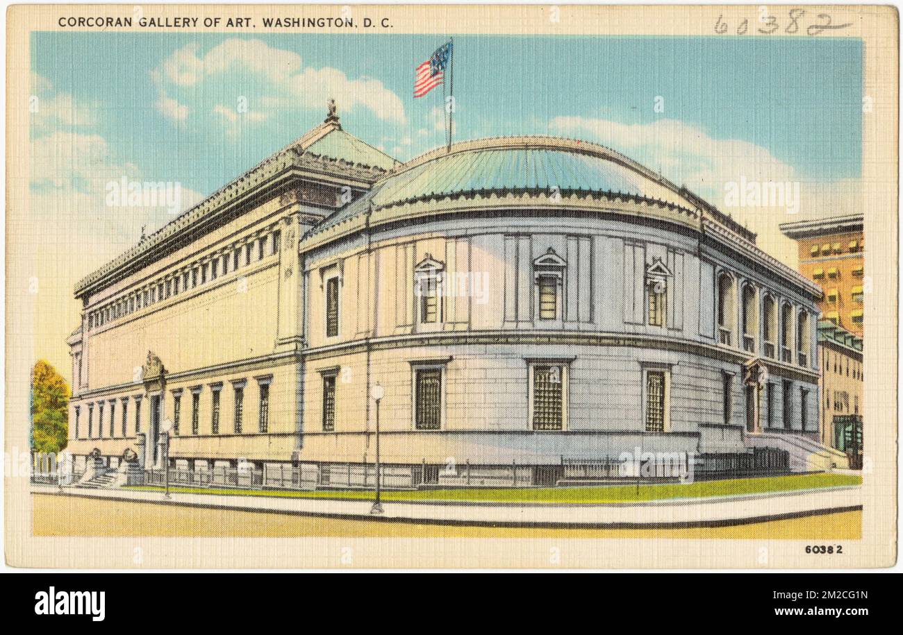 Corcoran Gallery of Art, Washington, D. C. , Galleries & museums, Tichnor Brothers Collection ...