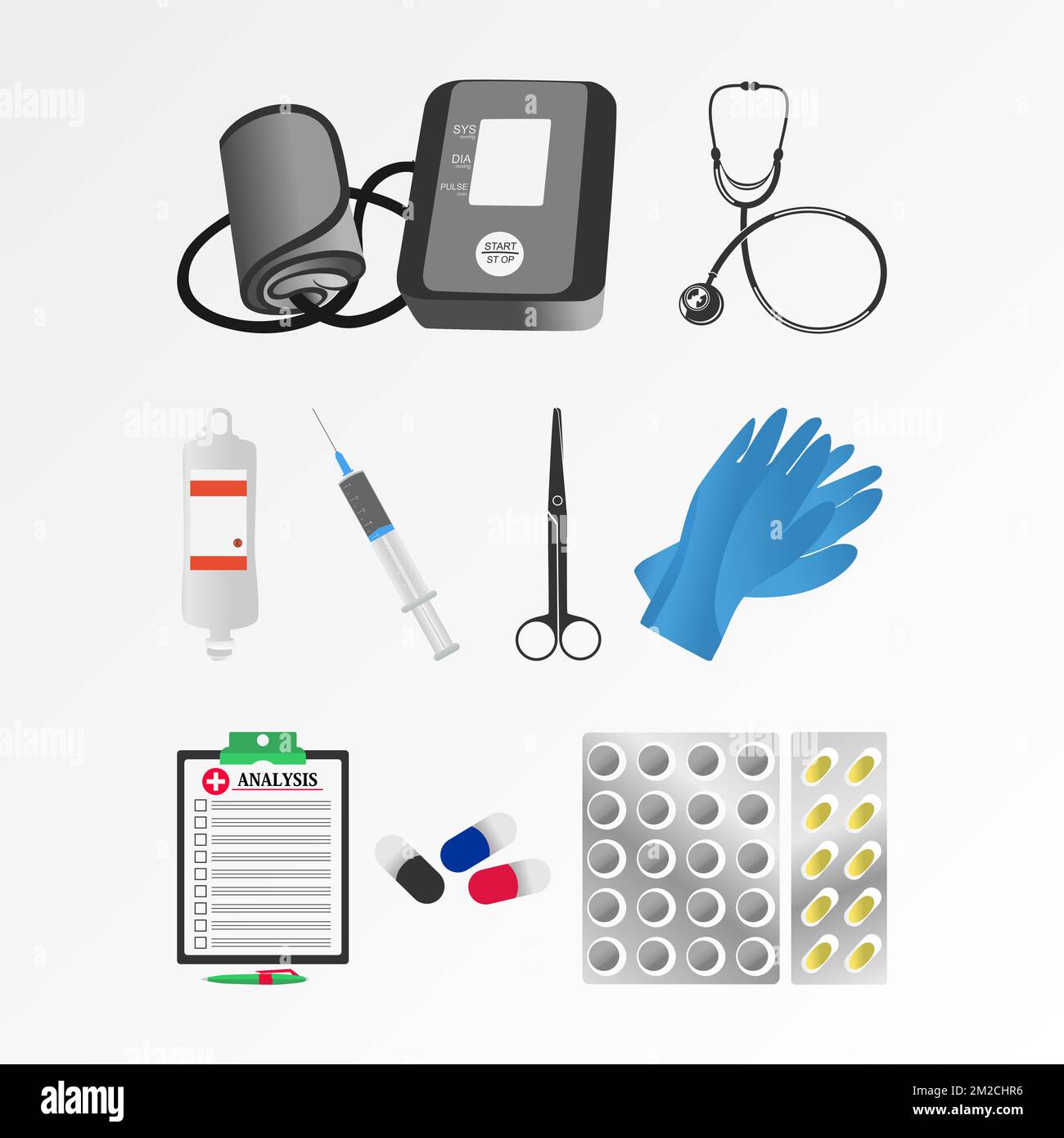 Used medical syringe Stock Vector Images - Alamy