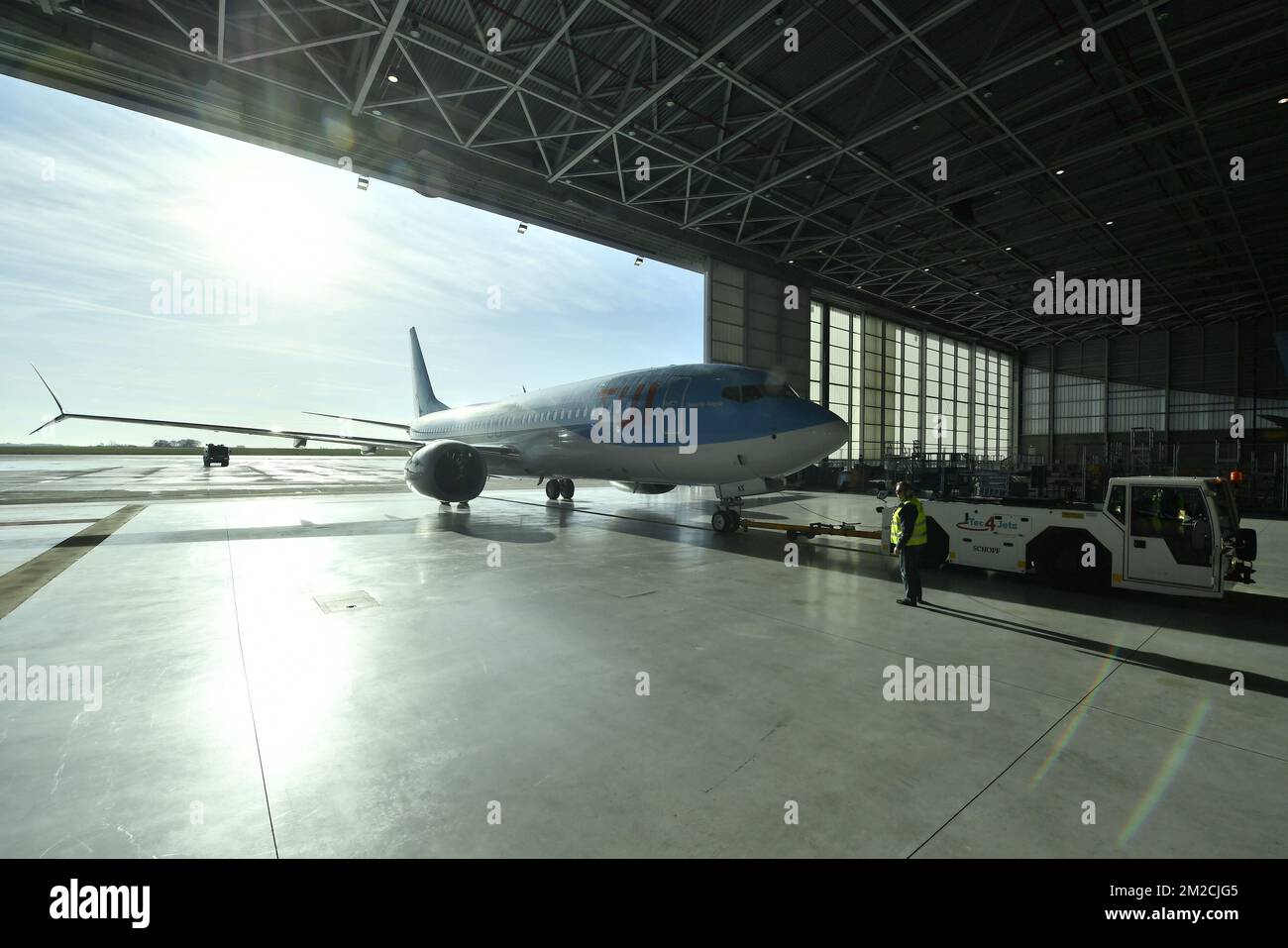 Inauguration of the first Boeing 737 MAX airplane of TUI, multinational ...