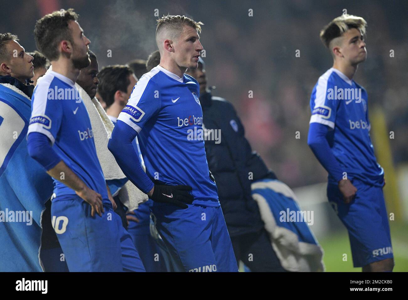Genk's Sebastien Dewaest pictured after a Croky Cup 1/2 final, first ...