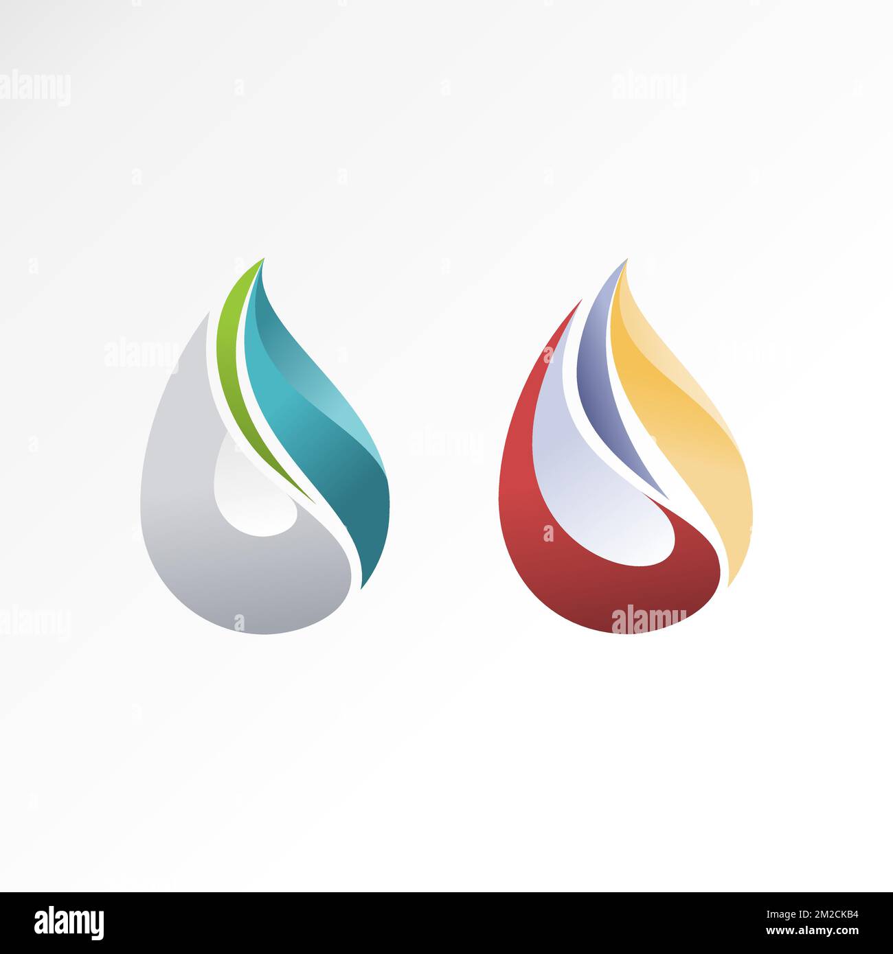 Simple and unique water or oil image graphic icon logo design abstract concept vector stock. Can ...