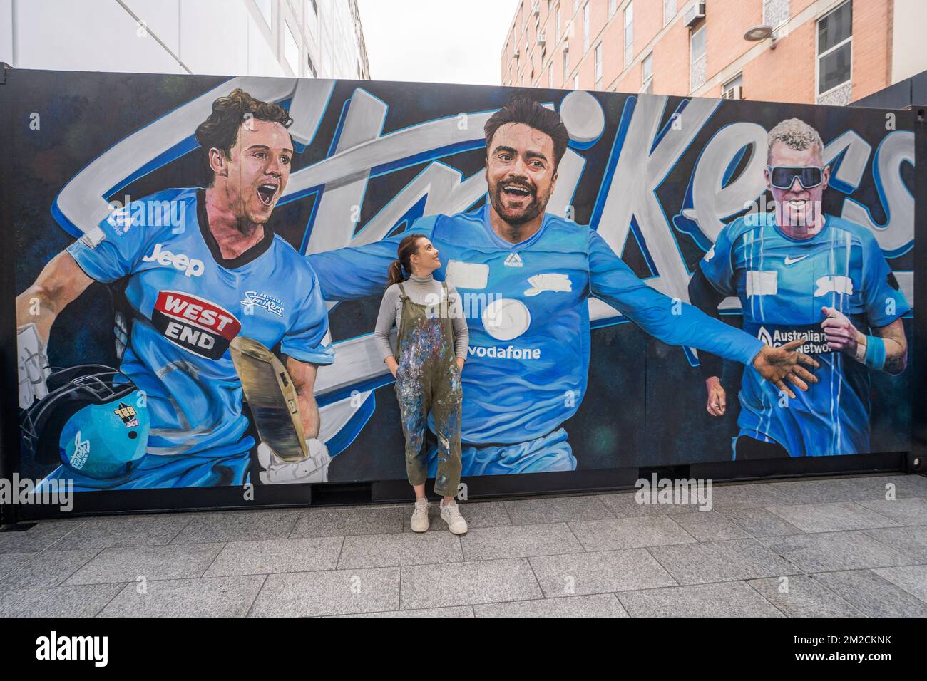 Adelaide, Australia. 14 December 2022. Artist Marieka Hambelton ...