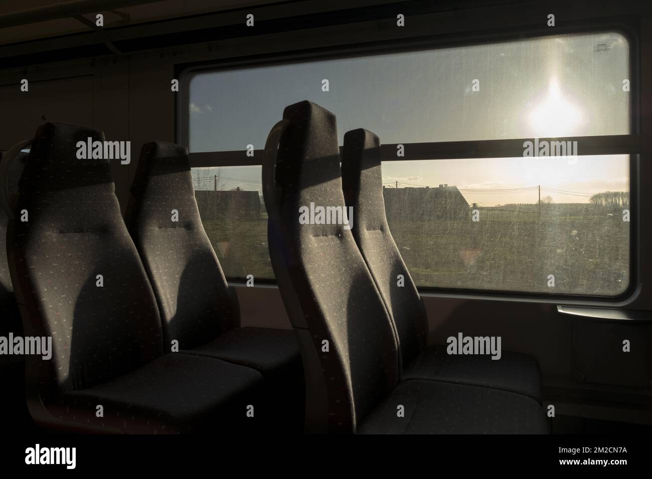 Banquette train soleil hi-res stock photography and images - Alamy