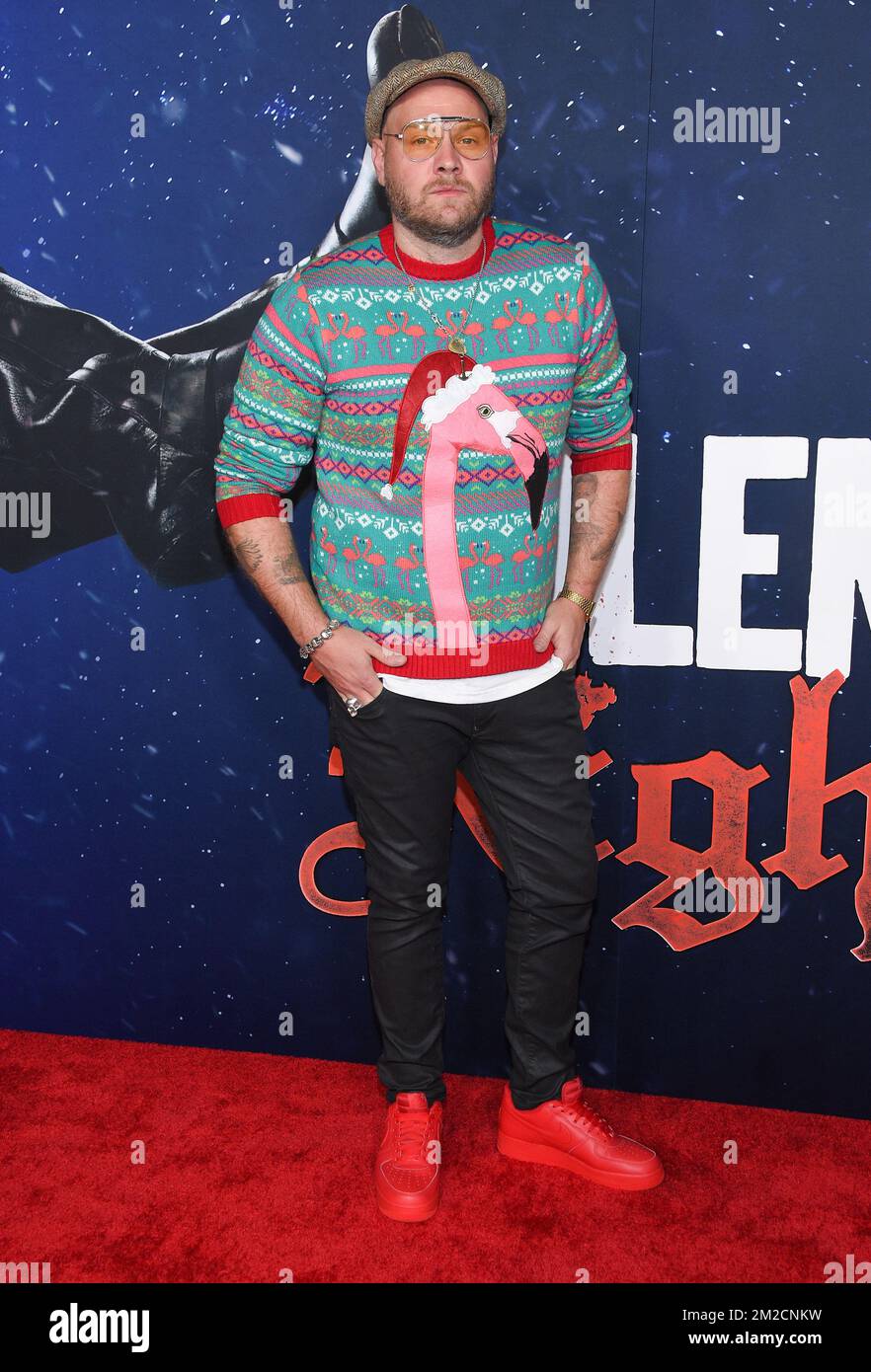 Dominic Lewis arriving to the ‘Violent Night’ Los Angeles Premiere at ...