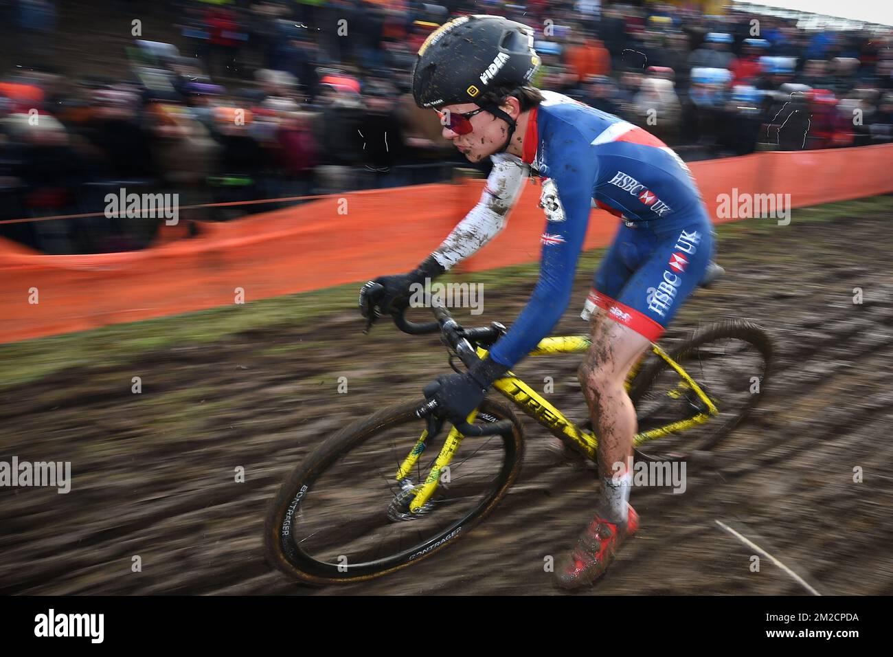 British Tom Pidcock pictured in action during the men Under 23 race at ...