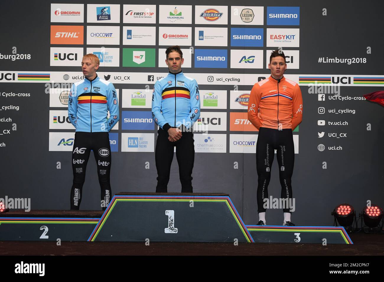 Belgian Michael Vanthourenhout , winner of the silver medal, Belgian ...