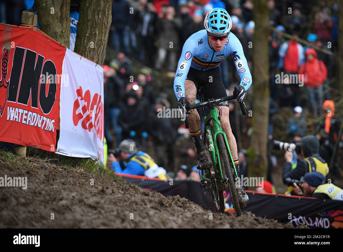 Belgian Tim Merlier pictured in action during the men Elite race at the ...