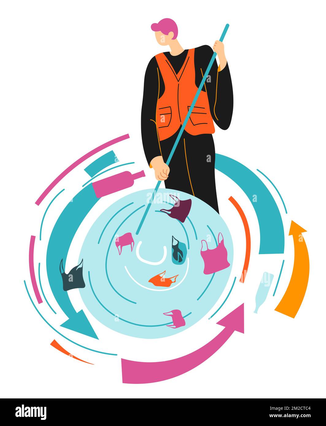 Cleaning water from waste, filter for purifying vector Stock Vector ...