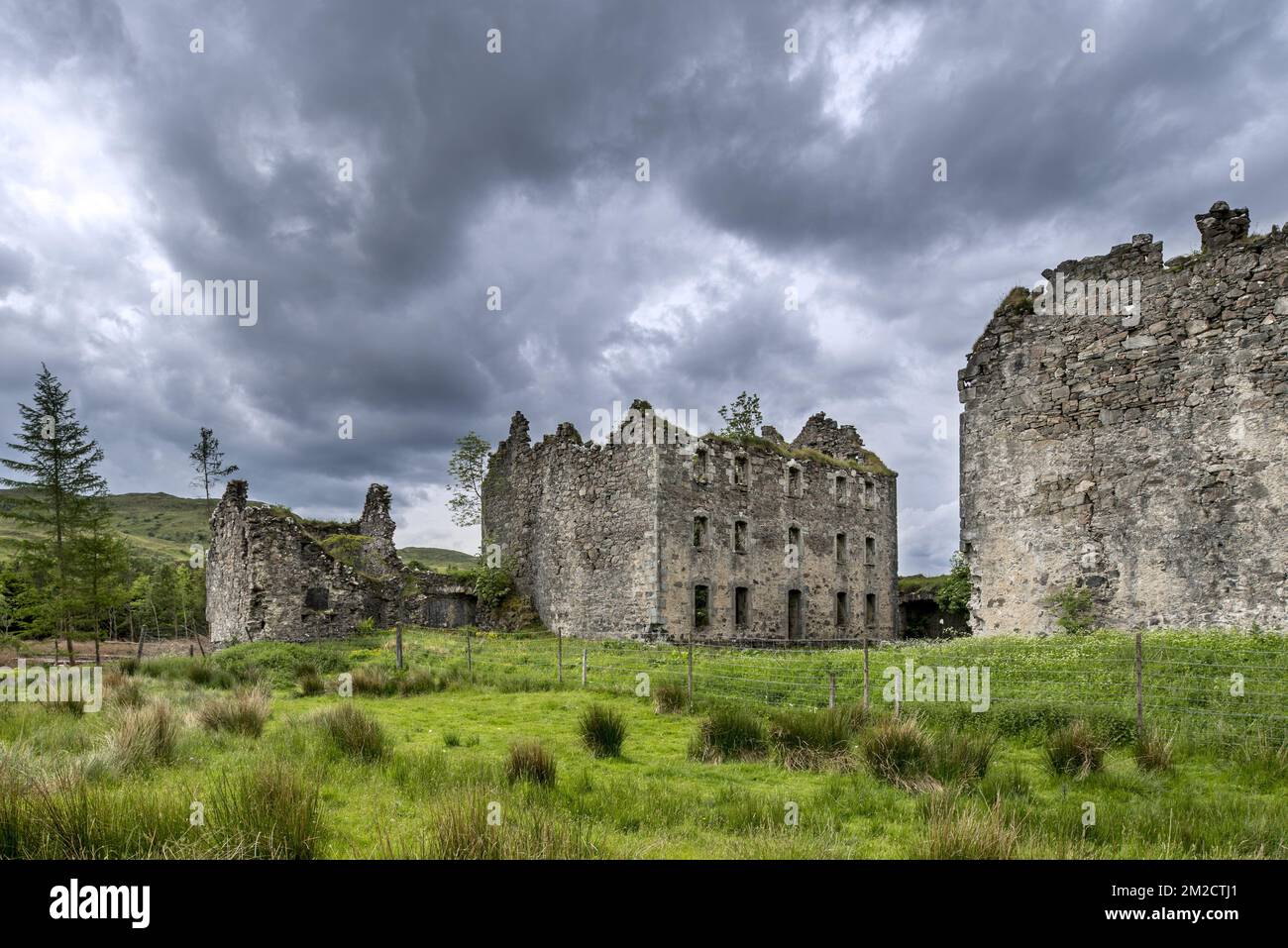 18th century Bernera Barracks near Glenelg, Ross and Cromarty in the ...
