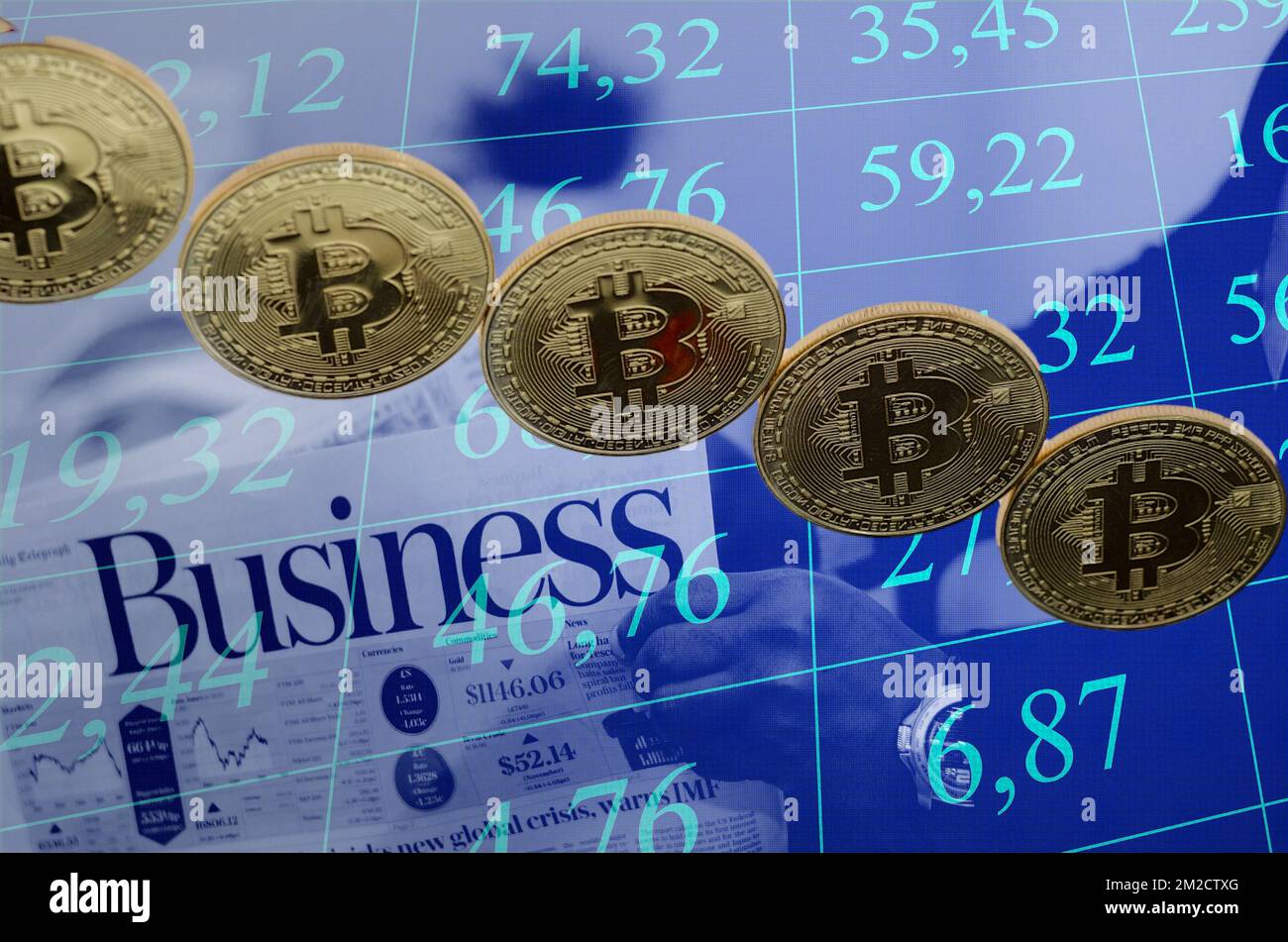 Virtual money | Monnaie virtuelle 07/02/2018 Stock Photo - Alamy