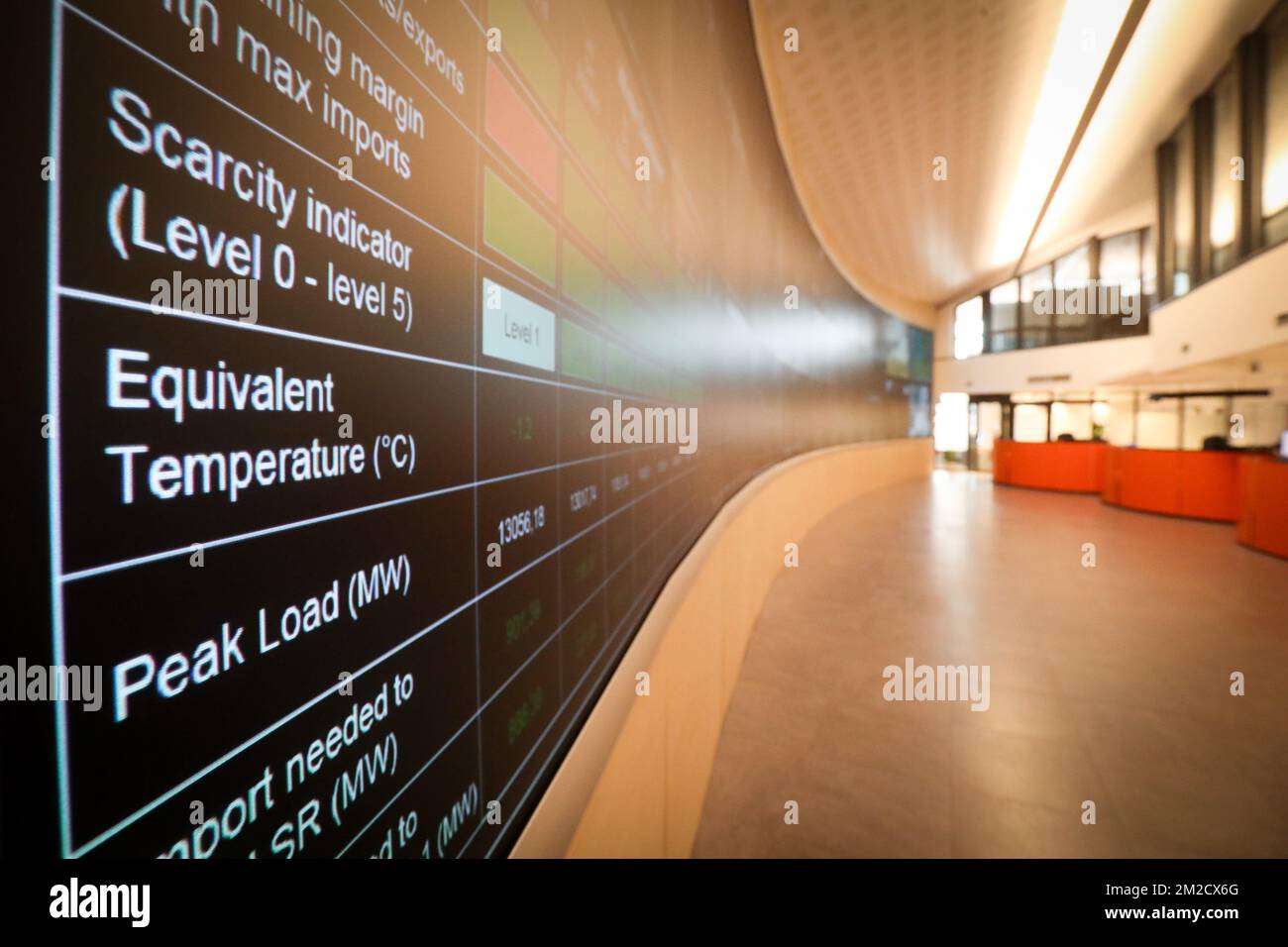Illustration picture shows a visit to the control center of ...
