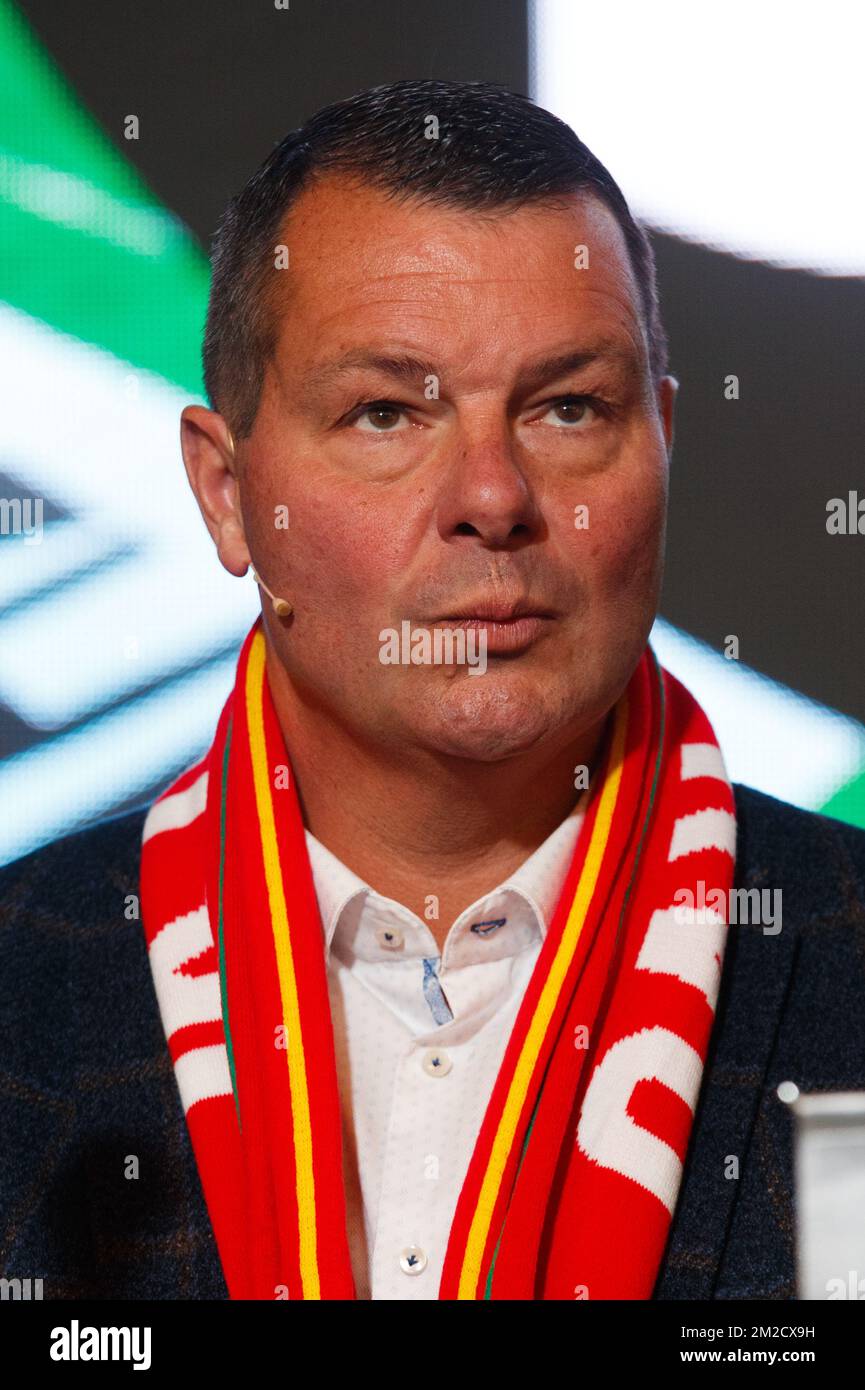 KVO's new chairman Peter Callant pictured during a press conference on ...
