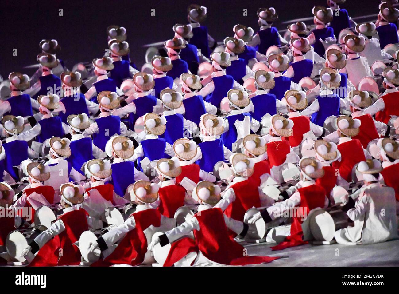 Illustration picture shows the opening ceremony of the XXIII Olympic ...