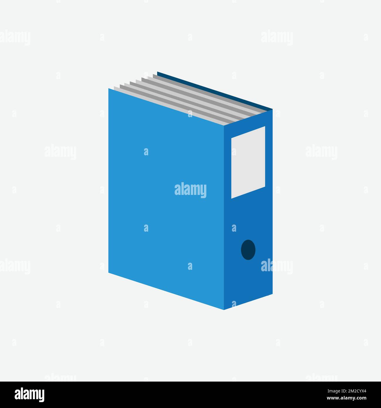 File Icon, White Background, Cartoon and Web. Office Concept, Flat ...