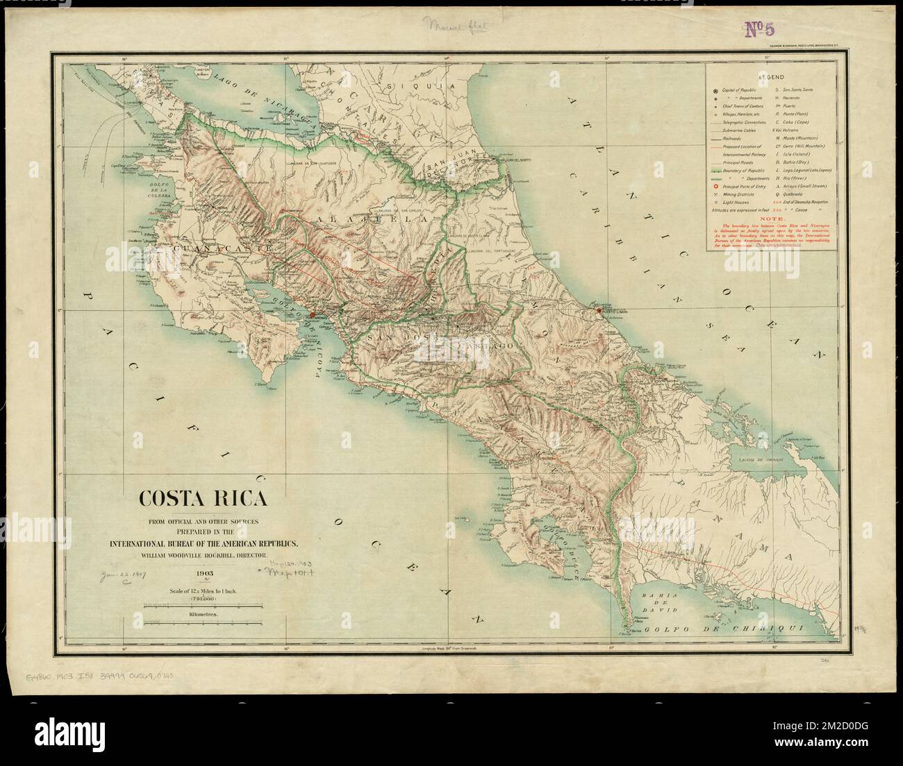 Costa Rica : from official and other sources , Costa Rica, Maps Norman ...