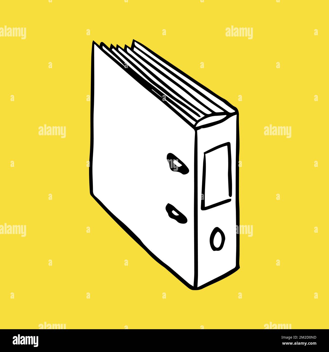 File Icon, Office Concept, Sketch and Vintage. Vector illustration ...