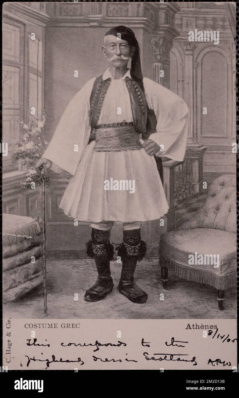 Costume Grec, Athènes , Older people, Clothing & dress. Nicholas ...