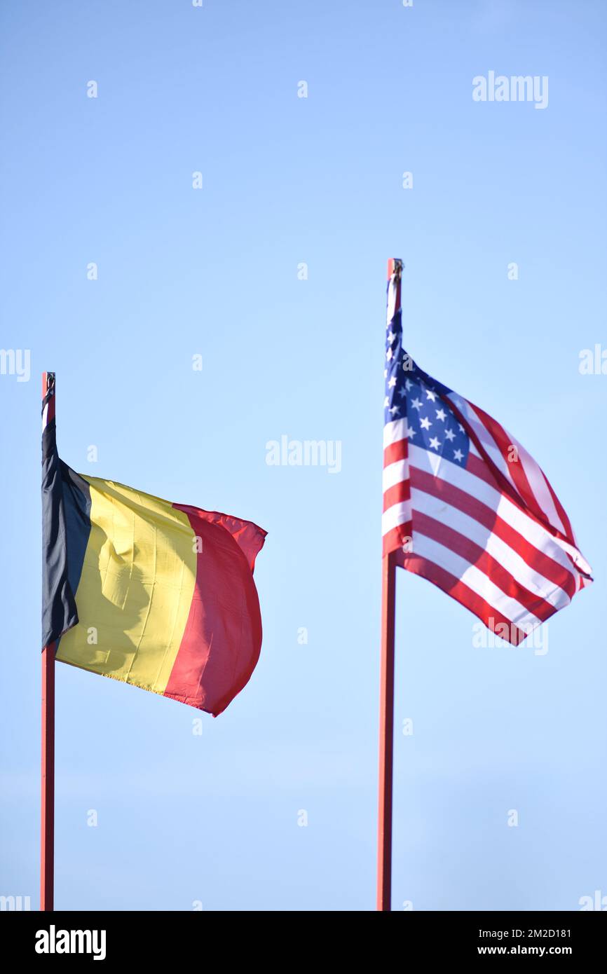 belgian and americain flag | Drapeaux belge et americain 10/02/2018 ...
