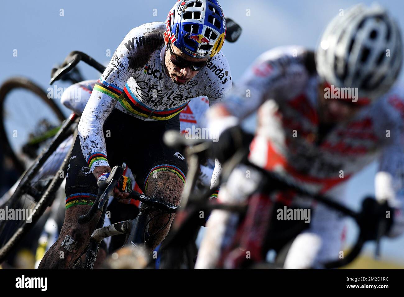 Belgian world champion Wout Van Aert pictured in action during the 7th ...