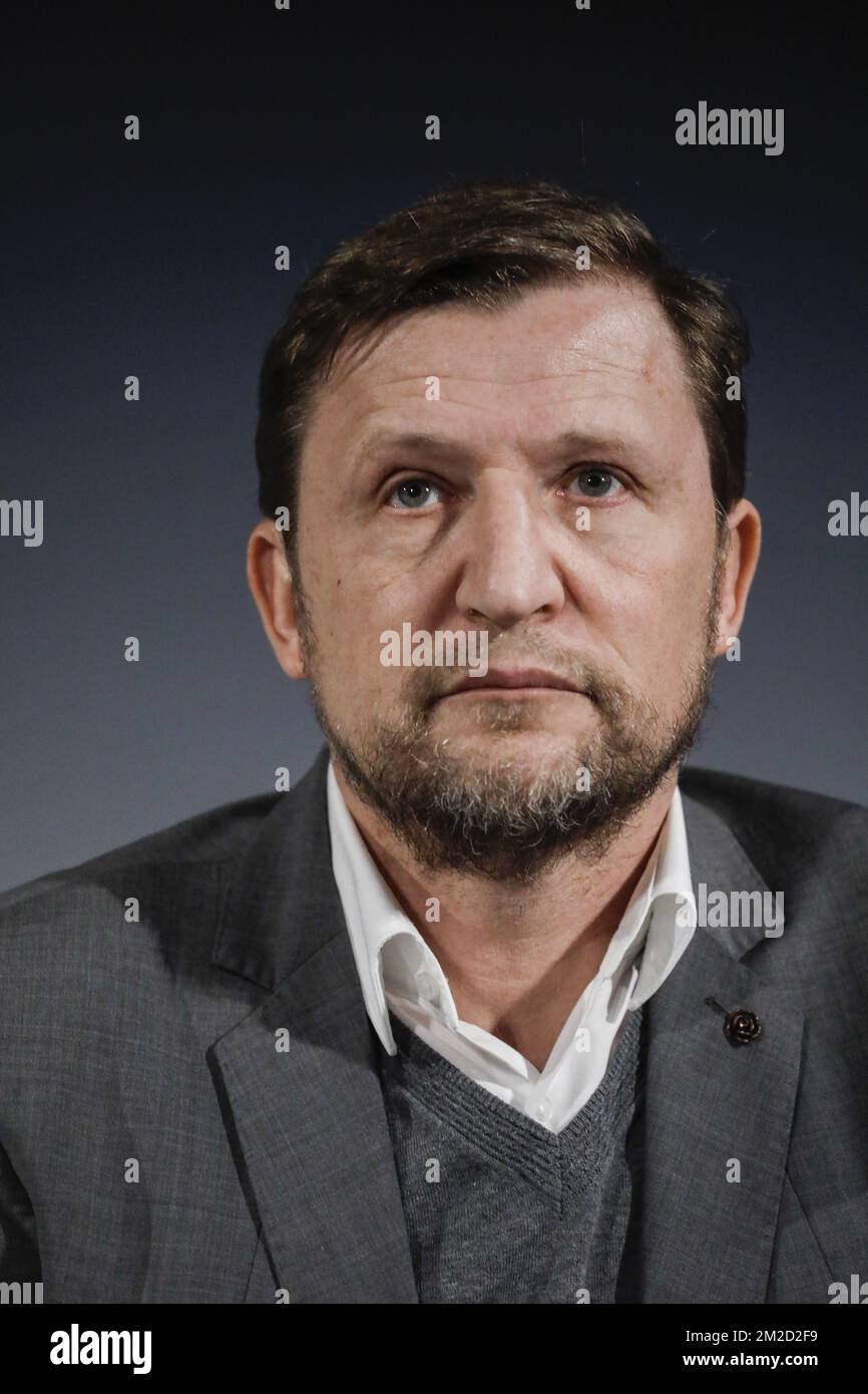 Patrick Quinet pictured during a press conference on the reopening of ...