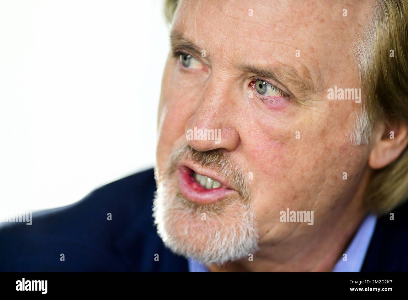 Telenet CEO John Porter pictured during a press conference on the 2017 ...