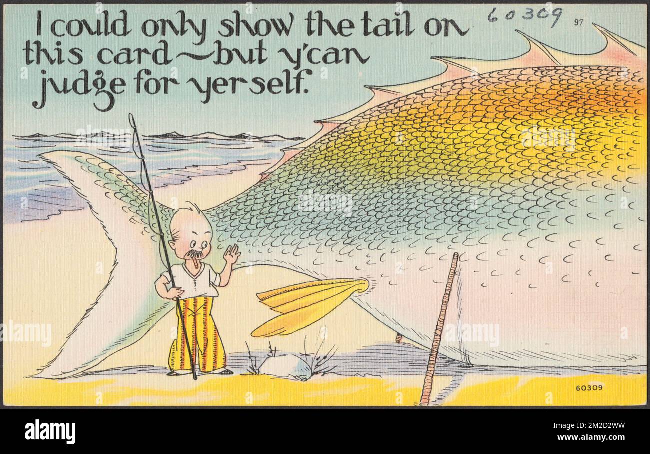 I could only show the tail on this card - but y'can judge for yerself ...