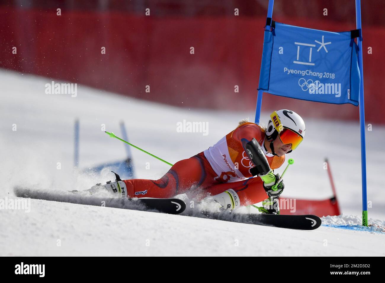 Norwegian athlete Ragnhild Mowinckel pictured in action during the ...