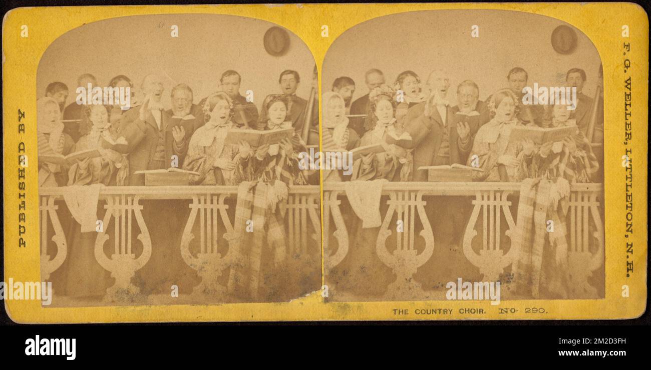 The country choir , Choirs Music, Singing Stock Photo - Alamy