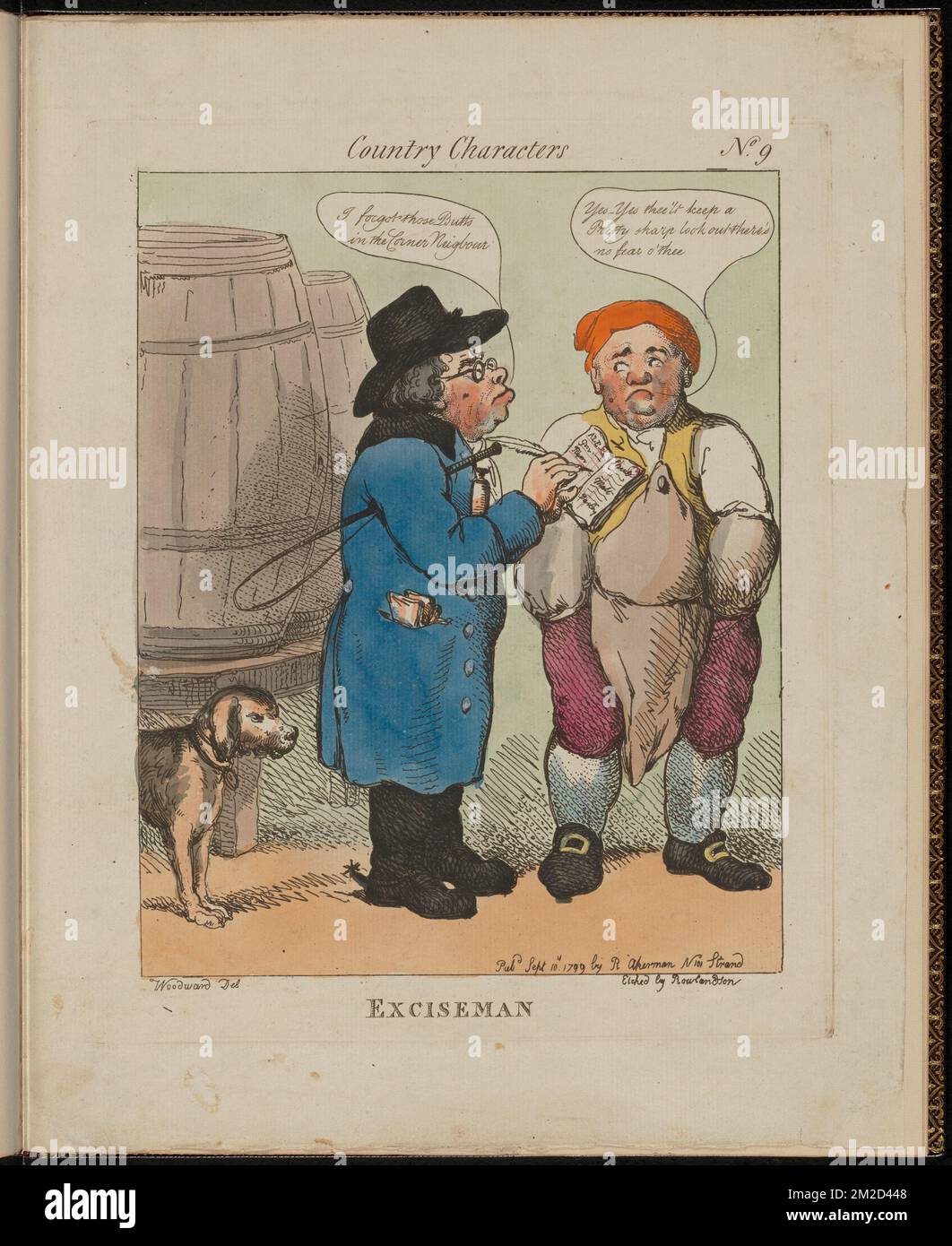 Country characters no. 9: Exciseman , Customs inspections, Customs ...