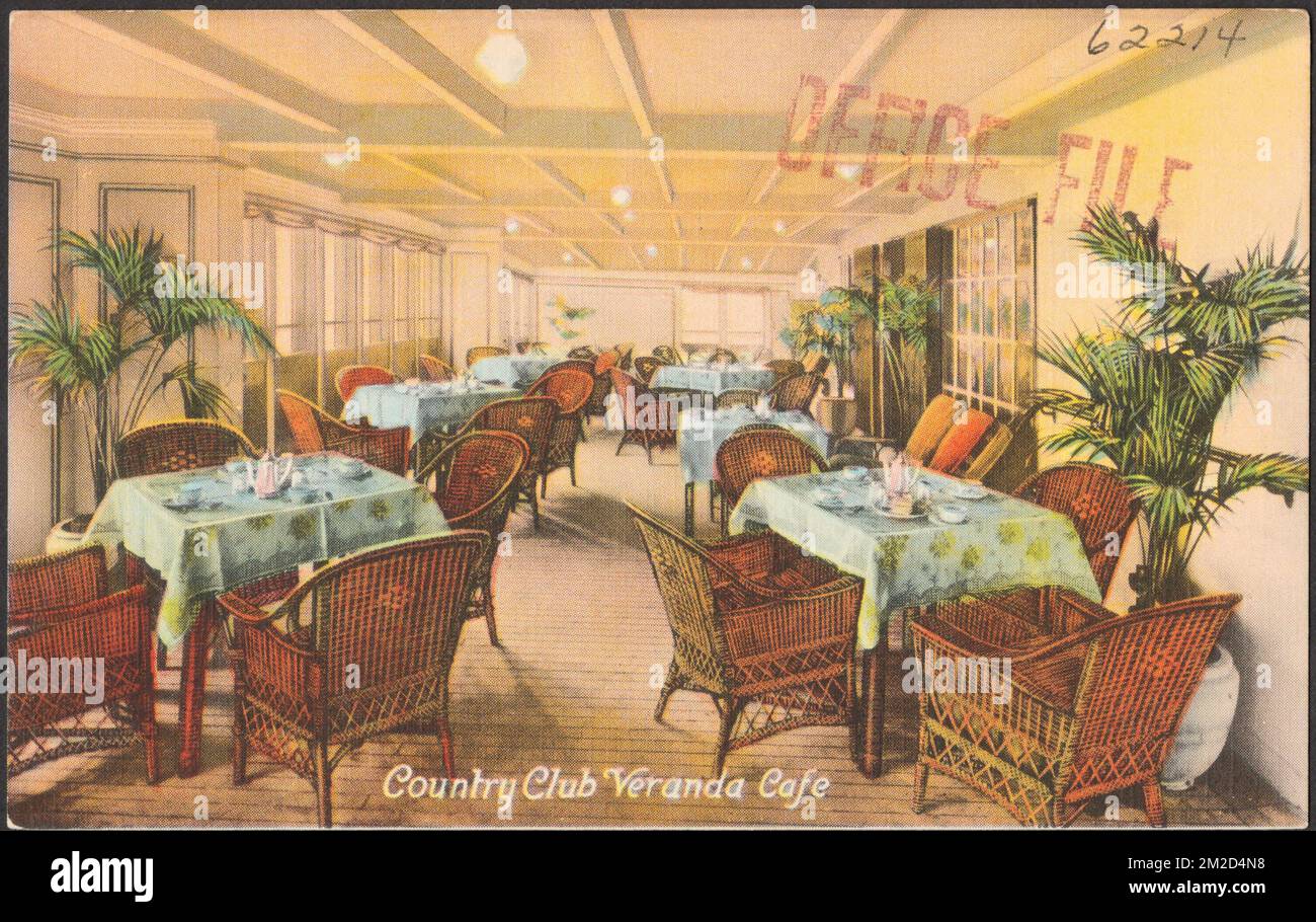 Country Club Veranda Cafe , Ocean liners, Cafes, American Export Lines ...