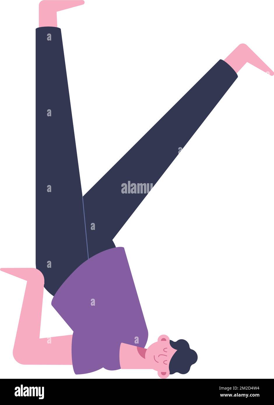 relaxed man practicing yoga character Stock Vector Image & Art - Alamy